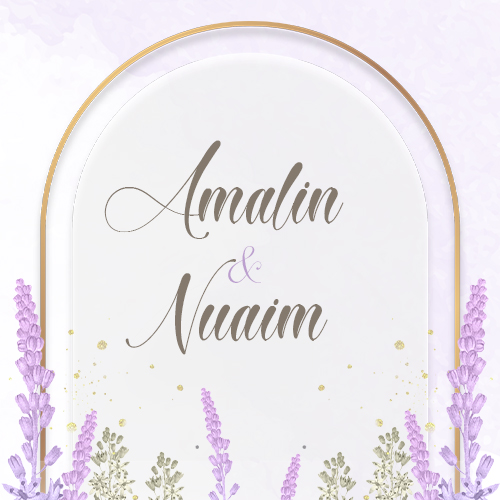 Amalin & Nuaim - Walimatul Urus - JDinvite