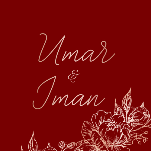 Umar & Iman - Walimatul Urus