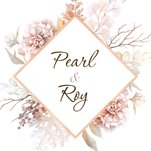 Pearl & Roy - Wedding Invitation